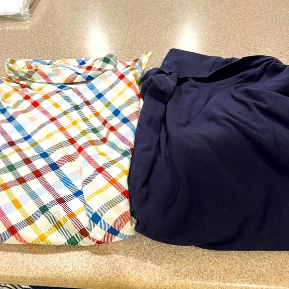 Talbots | Tops | Talbots Turtlenecks Xl Sold Together Navy 1 Multi ...